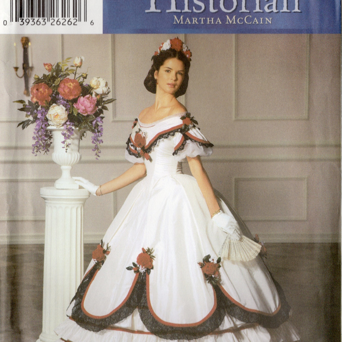 2000's Simplicity Fashion Historian Costume Ball Gown Pattern - Bust 3 ...