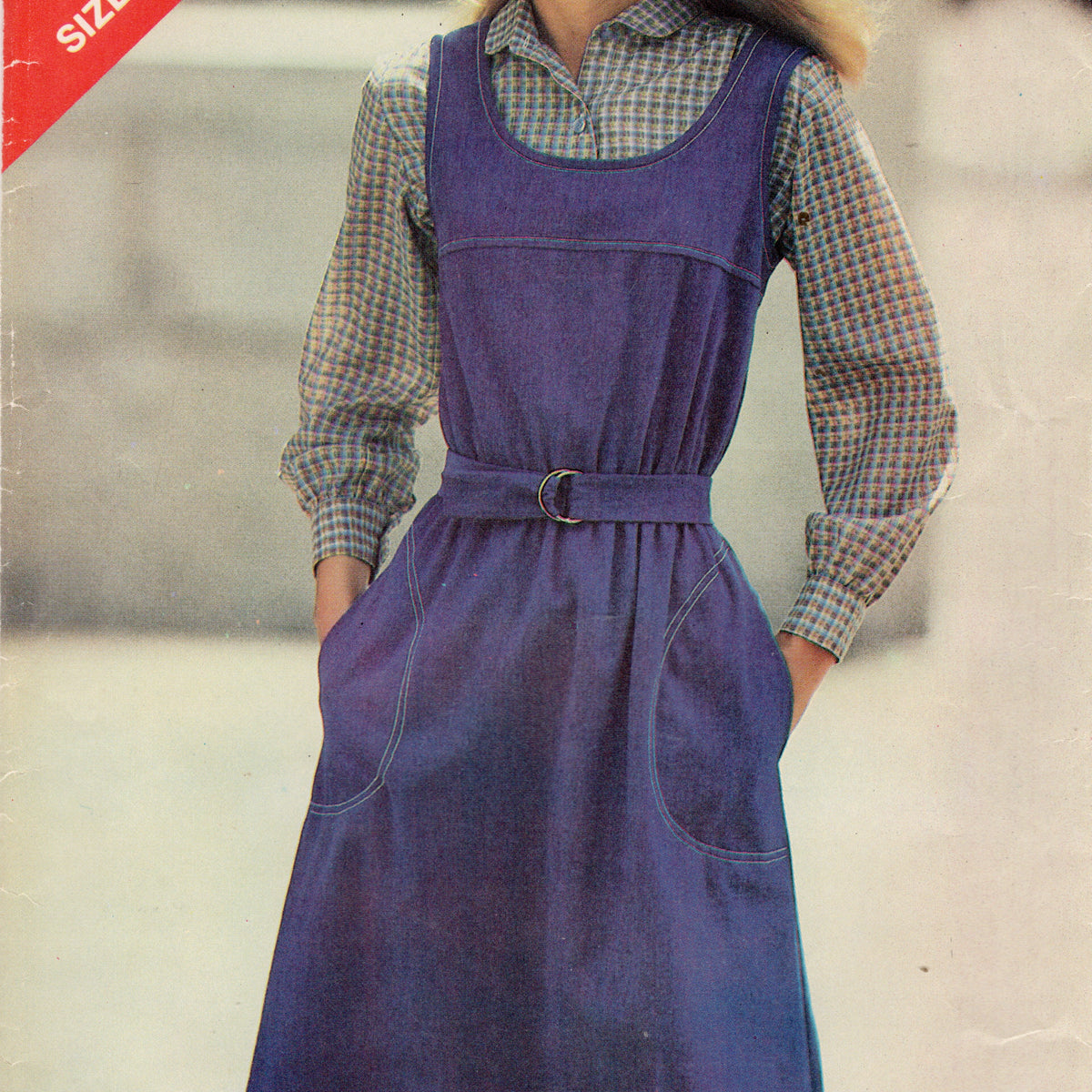 1970's See & Sew A-Line Jumper Dress Pattern - Bust 36-40" - No. 3535 ...