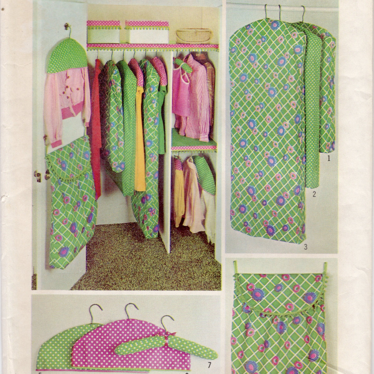 1970's Simplicity Closet Decorator Pattern - OS- No. 5549 – Backroom Finds