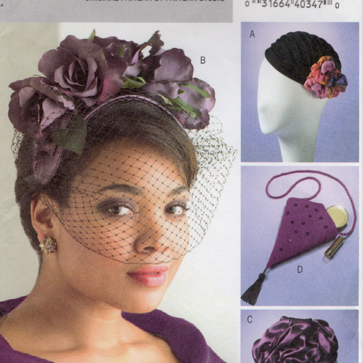 2000's Butterick Buckram Hats and Bag Pattern - OSZ - No. B4695 ...