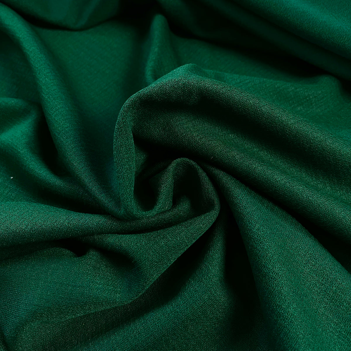 1970's Deep Green Fabric - Polyester Double Knit Fabric - BTY (Z2 ...