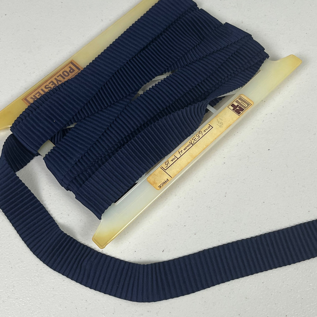 1970’s Navy Knit Trim - BTY – Backroom Finds